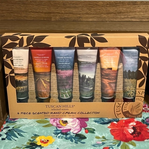 Tuscan Hills | Other | New Tuscan Hills 6 Scented Hand Creams Gift Set ...
